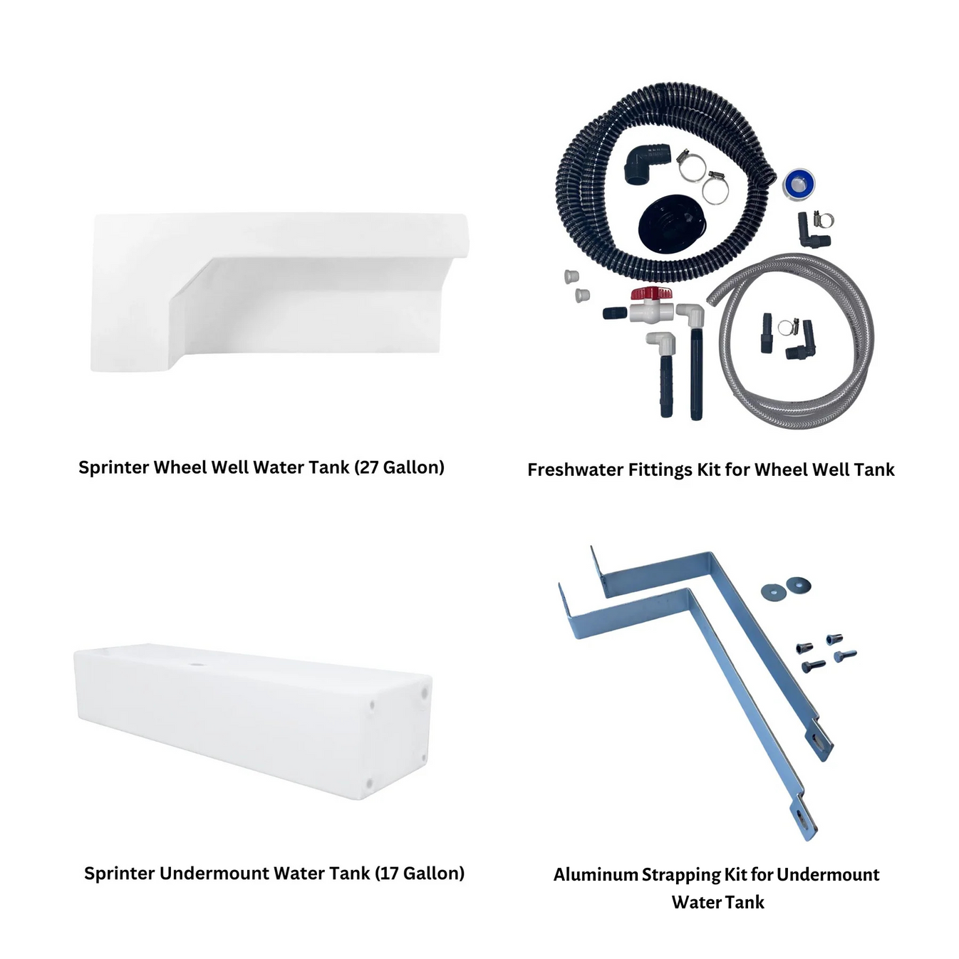 Complete Sprinter Water Tanks and Plumbing Bundle – Driftwood Vans